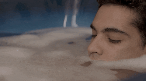 Relax Bath GIF by Un si grand soleil - Find & Share on GIPHY