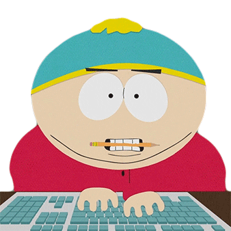 Working Eric Cartman Sticker by South Park for iOS & Android | GIPHY