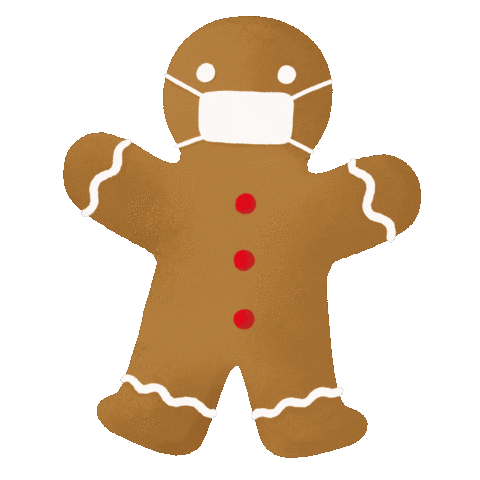 Gingerbread Man Smile Sticker for iOS & Android | GIPHY