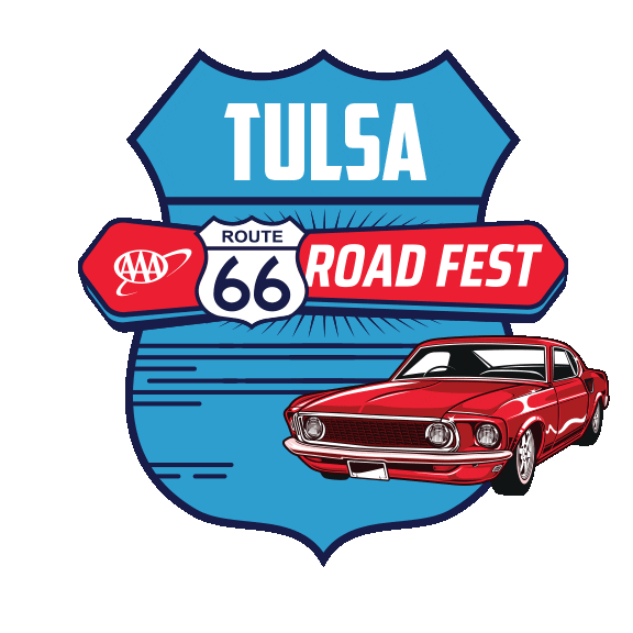 Oklahoma City Aaa Sticker by Route 66 Road Fest for iOS & Android | GIPHY