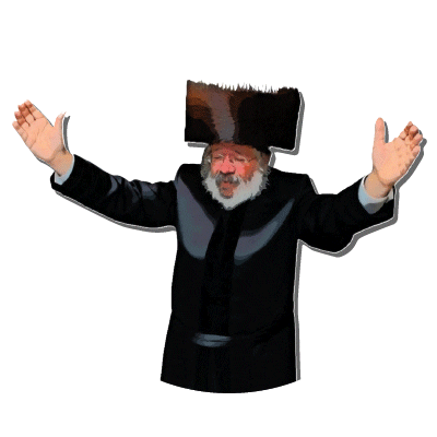 Rabbi Animated Gif