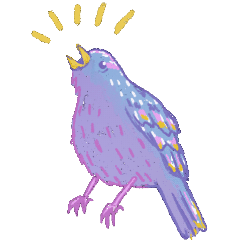 Bird Screaming Sticker for iOS & Android | GIPHY