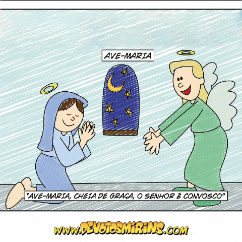 Ave Maria Prayer GIF by Devotos Mirins - Find & Share on GIPHY