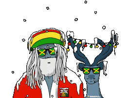 Irie Christmas Stickers by Reggaeville.com | GIPHY