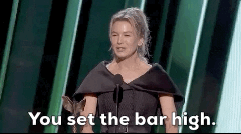 You Set The Bar High GIFs - Get the best GIF on GIPHY