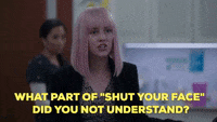 Shut Your Face Gif