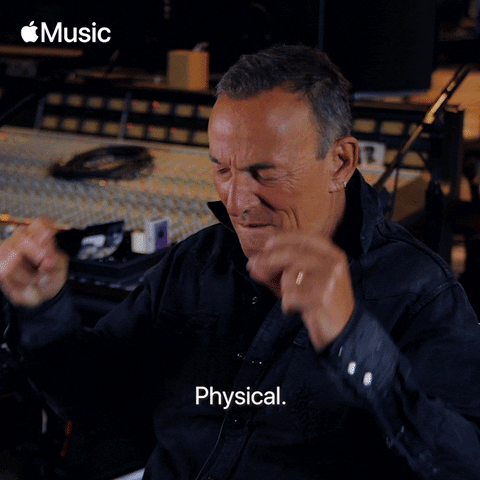 Serious Bruce Springsteen GIF by Apple Music - Find & Share on GIPHY