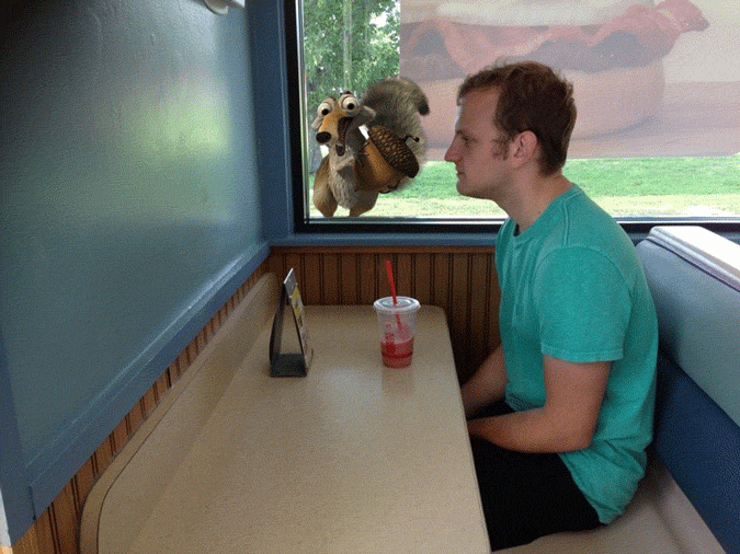 Sitting Alone Gif