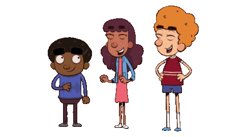 Friends Laughing Animated