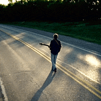 Man Walking Away Gif