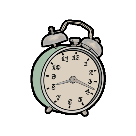 Alarm Clock Vintage Sticker for iOS & Android | GIPHY