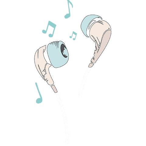 Earphones Sticker for iOS & Android | GIPHY