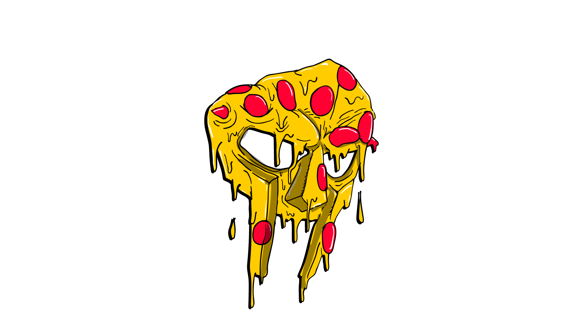 Mf Doom Pizza Sticker by deladeso for iOS & Android | GIPHY