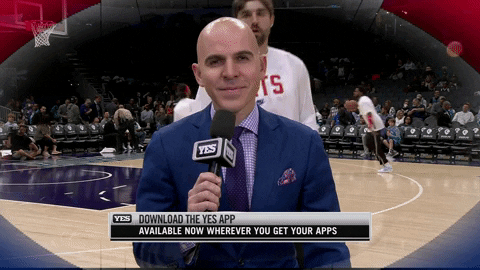 Happy Brooklyn Nets GIF by YES Network - Find & Share on GIPHY