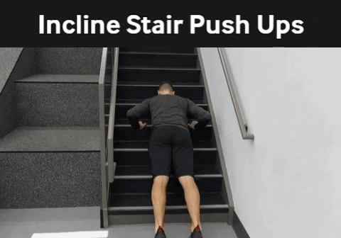 Stair-push-ups GIFs - Get the best GIF on GIPHY