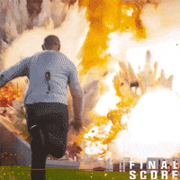 Guy Walking Away From Explosion