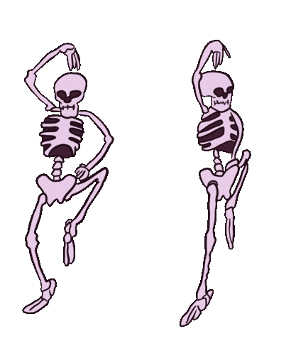 Transparent Dancing Skeleton Gif