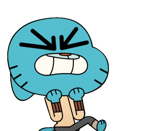 Angry Gumball Sticker by Cartoon Network EMEA for iOS & Android | GIPHY