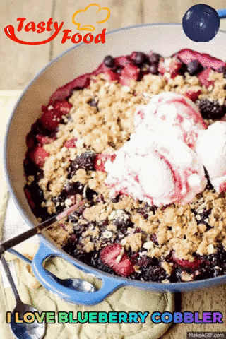 Blueberry Cobbler GIFs - Get the best GIF on GIPHY