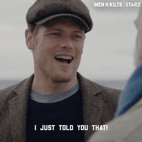 Sam Heughan Starz GIF by Men in Kilts: A Roadtrip with Sam and Graham ...