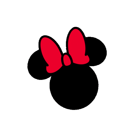 Black Minnie Mouse Head Clipart