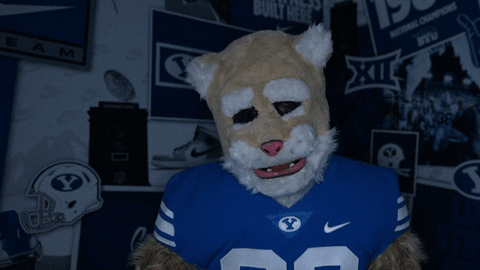 Cosmo Go Cougs GIF by BYU Cougars - Find & Share on GIPHY