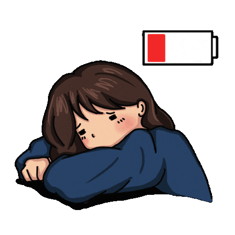 Tired Girl Animation