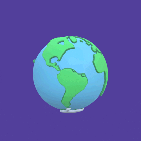 Spinning Earth Animated Gif