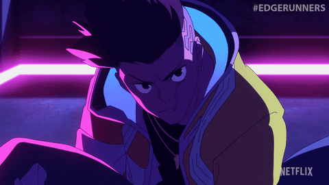 You Guys Netflix GIF by Cyberpunk: Edgerunners - Find & Share on GIPHY