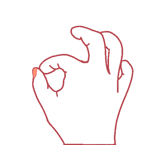 Hand Pinching Sticker for iOS & Android | GIPHY