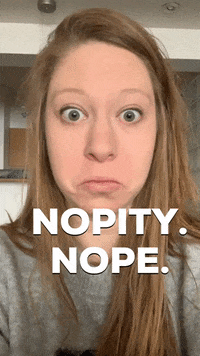 Nope Nope Nope Animated Gif