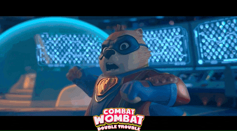 COMBAT WOMBAT: DOUBLE TROUBLE by Signature Entertainment | GIPHY