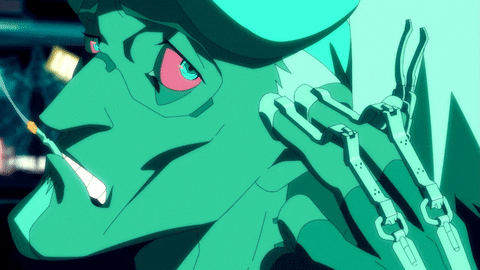 Smoke Smoking GIF by Cyberpunk: Edgerunners - Find & Share on GIPHY
