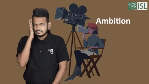 Sign Language Ambition GIF by ISL Connect - Find & Share on GIPHY