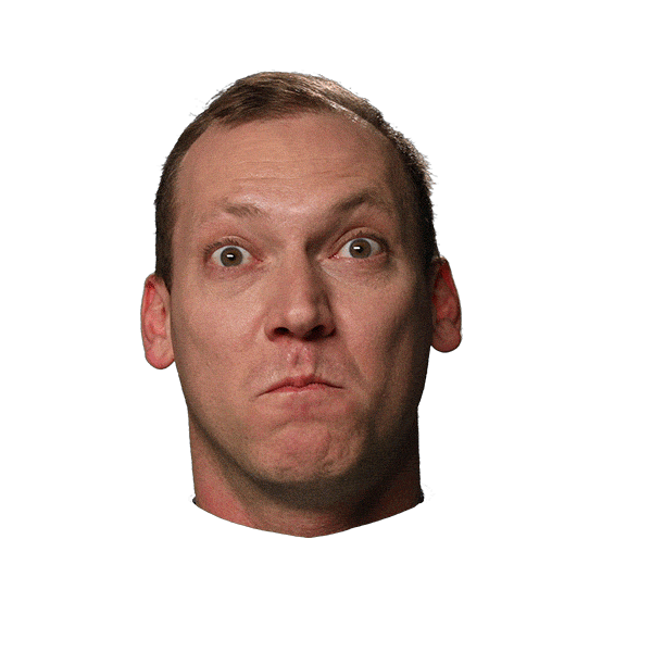 Dan Floating Head Sticker by Originals for iOS & Android | GIPHY