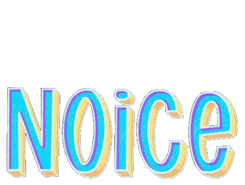 Awesome Noice Sticker by AlwaysBeColoring for iOS & Android | GIPHY