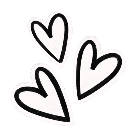 Black Heart Outline Gif
