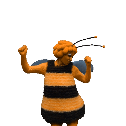 Maya The Bee Dancing Sticker by Studio 100 for iOS & Android | GIPHY