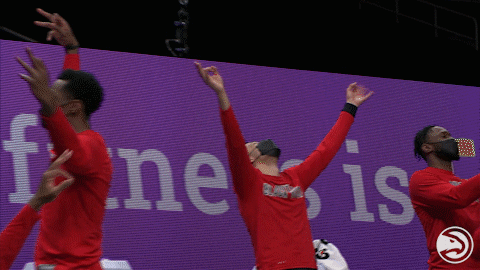 Atl 3 Pointer GIF by Atlanta Hawks - Find & Share on GIPHY
