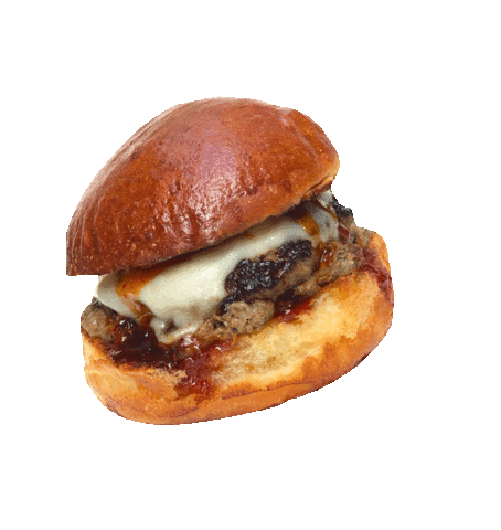 Cheesy Burger With Egg Gif