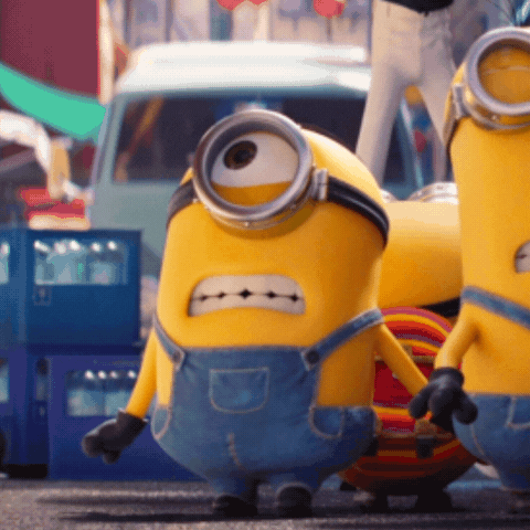 Confused Minion Gif