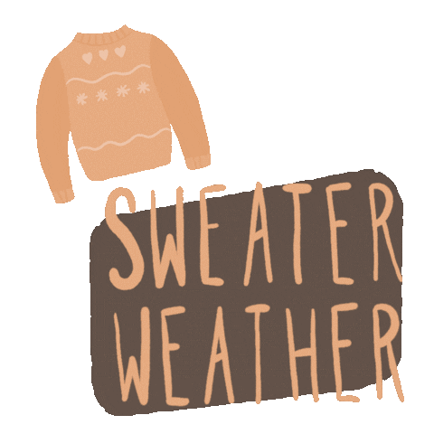 Sweater Weather Winter Sticker for iOS & Android | GIPHY