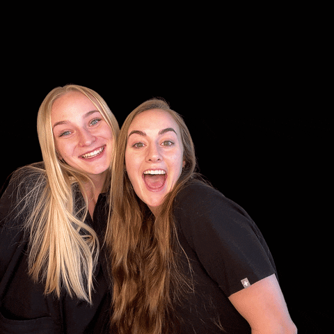 Girl Friends Smile GIF by Avenue South Orthodontics - Find & Share on GIPHY