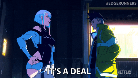 Netflix David GIF by Cyberpunk: Edgerunners - Find & Share on GIPHY