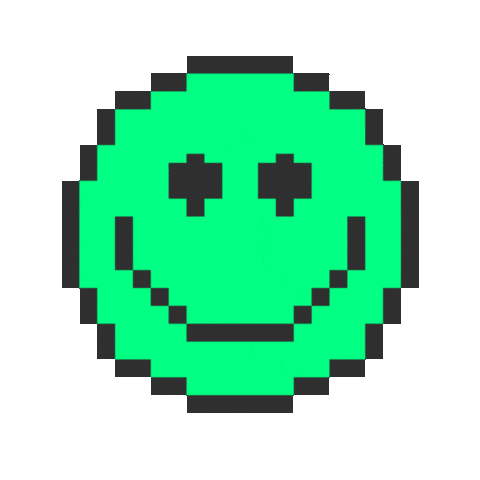 Happy Pixel Sticker for iOS & Android | GIPHY