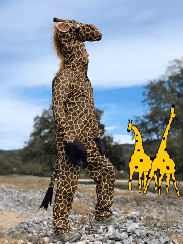 Crazy Giraffe Gif