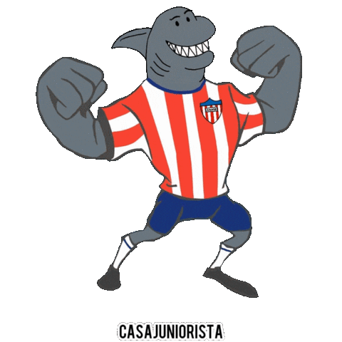 Junior De Barranquilla Shark Sticker by Vibrarte Colombia for iOS ...