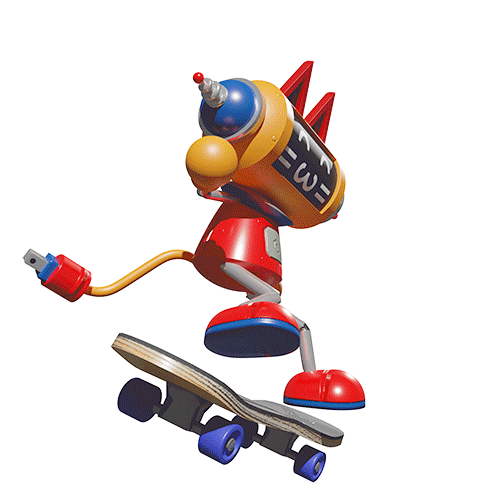 Robo Cat and Astro Frog by Bare Tree Media | GIPHY