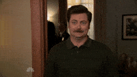 Ron Swanson Smile Gif Imgur