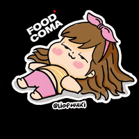 Food Coma Gif